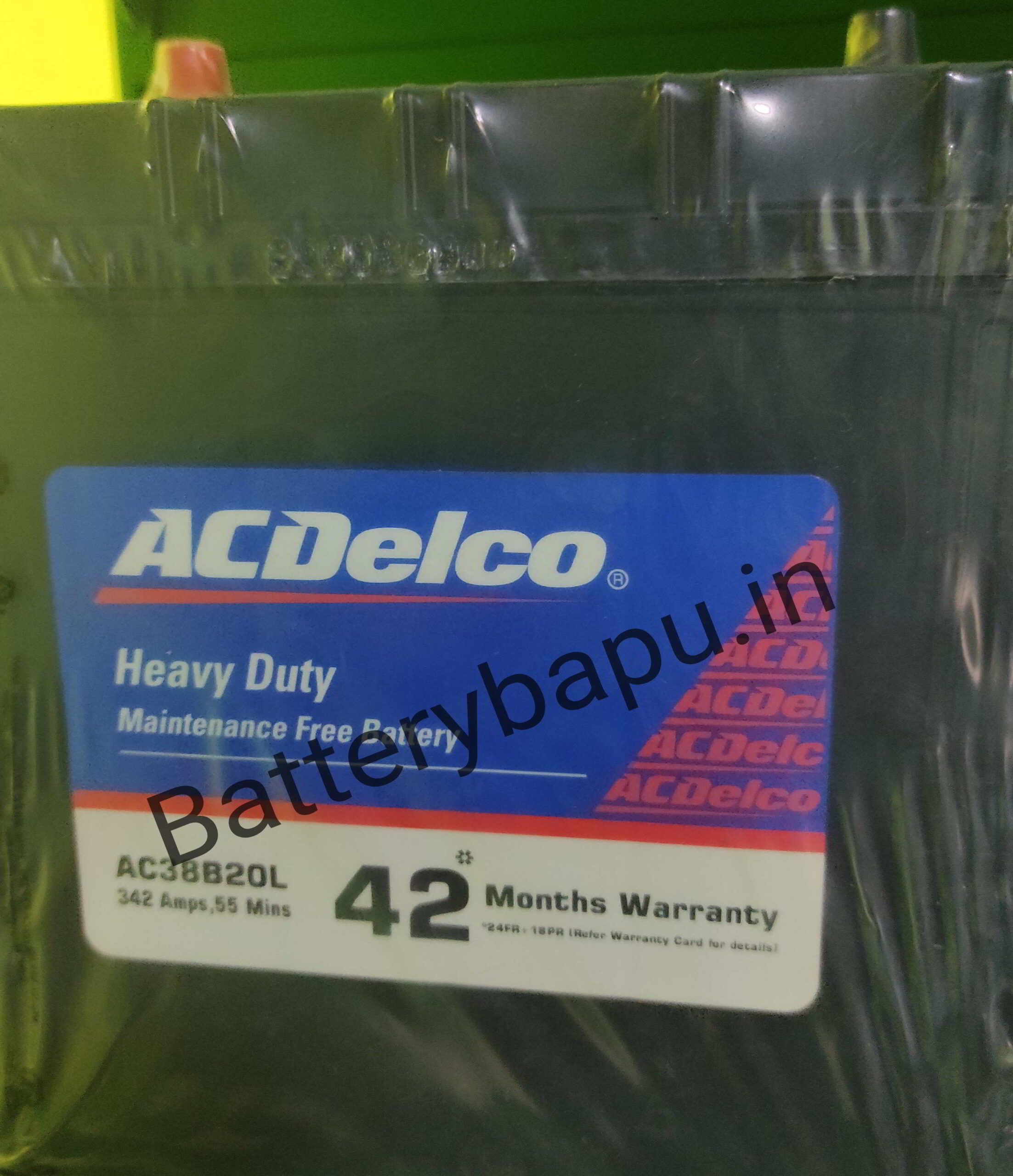 Car Battery AC DELCO 38B20L Online at Best Price | Battery Bapu